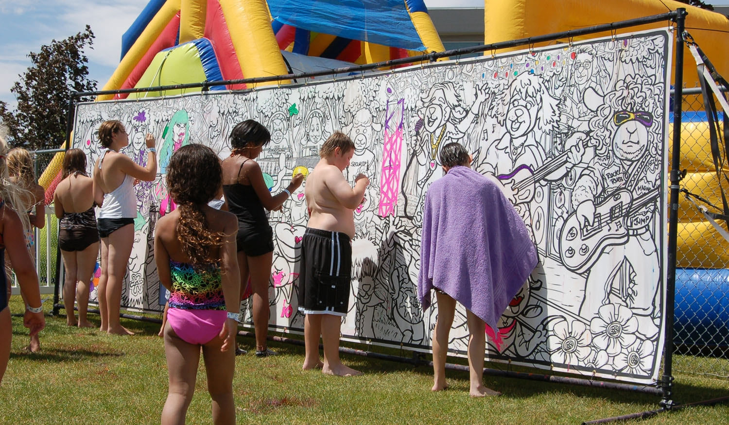 Single-Use Tarps, Wipeable Plastics & Coloring Sheets | Monster Mural